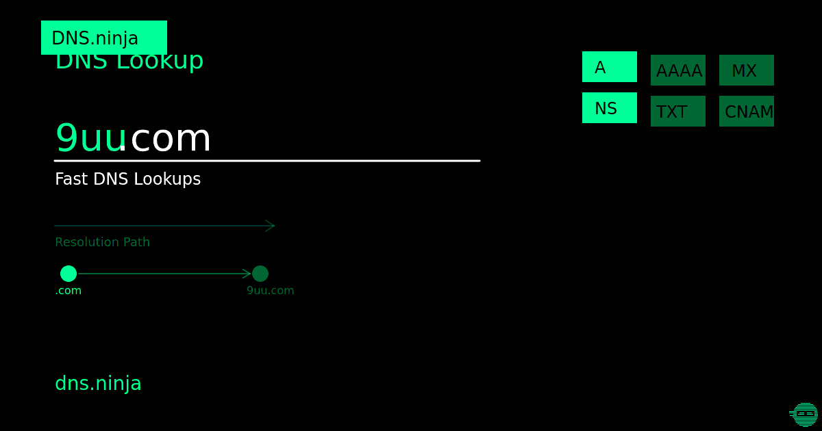 9uu.com - DNS Lookup